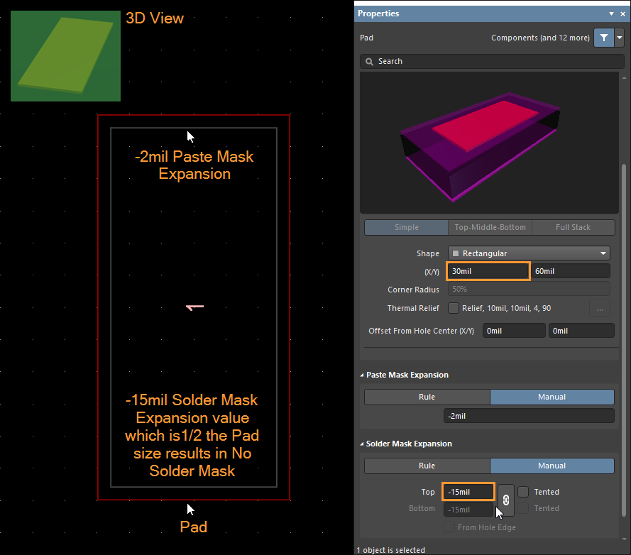 KB: Remove Solder Mask and Paste Mask from PCB Pads | Knowledge Base ...