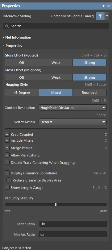Modifying Existing Routes | Altium Designer 25 Technical Documentation Modifying Existing Routes | Altium Designer 25 Technical Documentation
