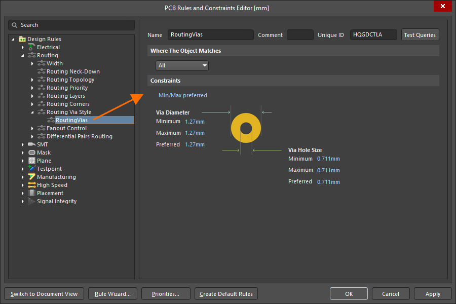设置设计规则 | Altium Designer 25 技术文档